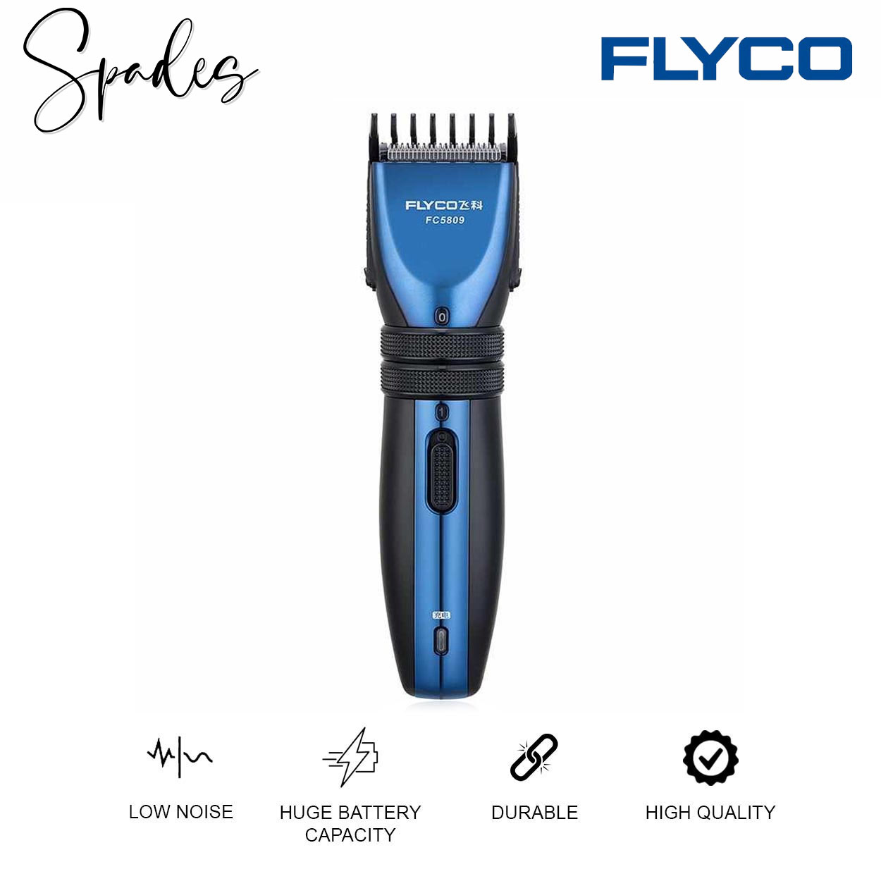 Flyco FC5809 Heavy Duty Professional Hair Clipper (Blue) | Lazada PH