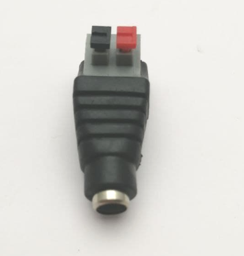 10 pcs 12V DC Female Power Balun Plug Connector for CCTV Camera Female ...