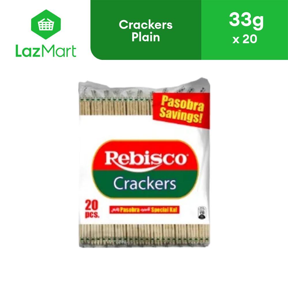 Rebisco Crackers Plain 33g x 20 | Lazada PH