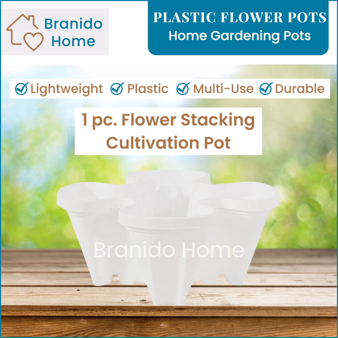 Branido Home 1 Pc. Flower Stacking Cultivation Pot for Gardening, Home ...