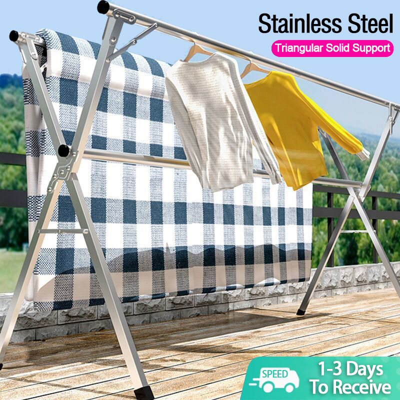 Stainless Steel Sampayan Foldable clothes rack Foldable Clothes Drying ...