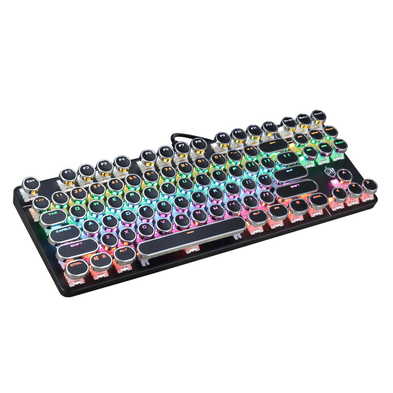 Mechanical Keyboard Wired Green Shaft Gaming Electronic Sports Desktop ...