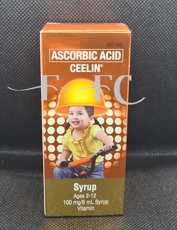 CEELIN - ASCORBIC ACID SYRUP AGES 2-12 YEARS OLD, 60mL 100mg/5mL Syrup ...