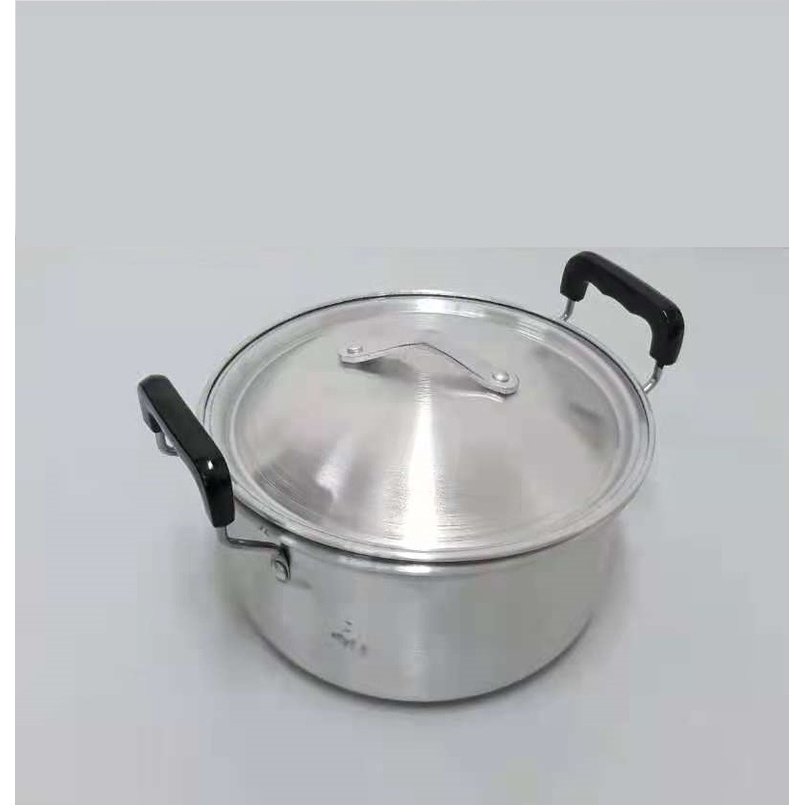 Aluminum Caldero Double Handle With Aluminum Cover Kaldero | Lazada PH