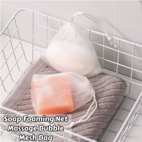1pc Soap Mesh Soap Foaming Net Bubble Mesh Bag Soap Saver Bag Skin ...