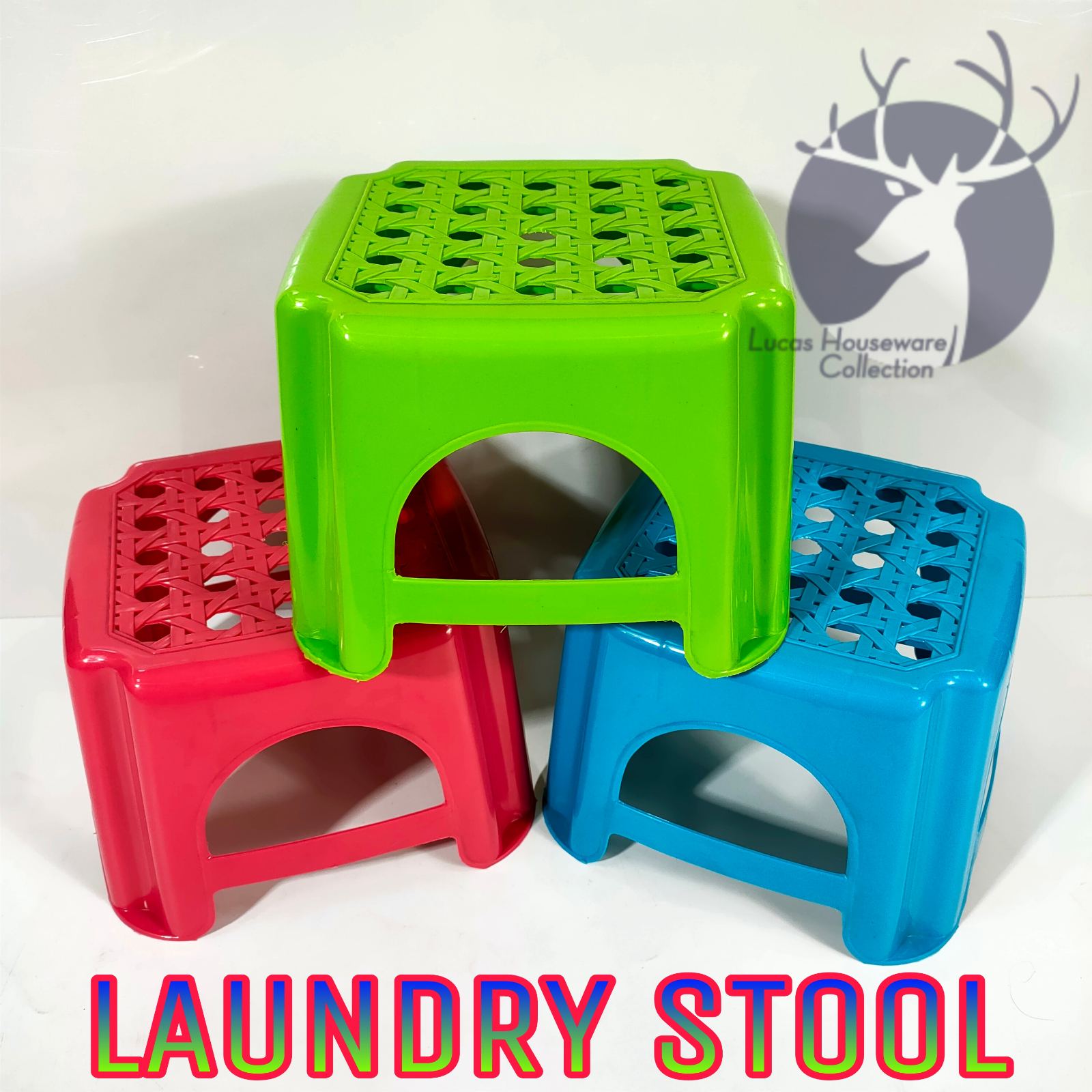 HIGH QUALITY PLASTIC LAUNDRY STOOL SMALL KIDS STOOL SQUARE LAUNDRY ...