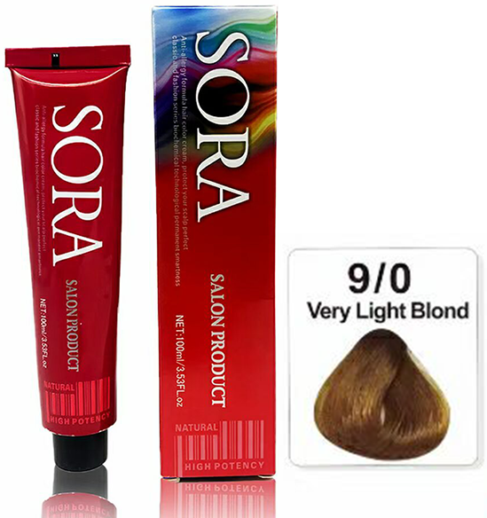 Sora Hair Color Dye 100ml 2/0 3/0 4/0 5/0 6/0 7/0 8/0 9/0 10/0 | Lazada PH