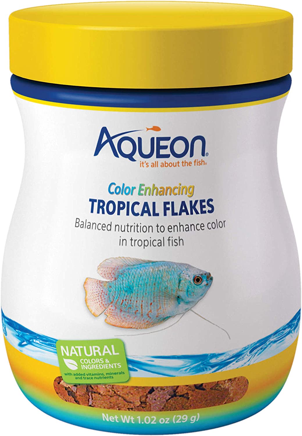 Aqueon Tropical Color Enhancing Flakes Fish Food | Lazada PH