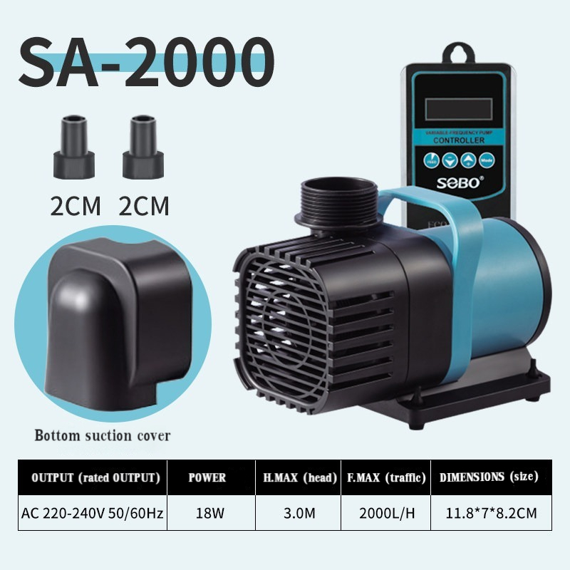 SOBO ultra-silent fish tank water pump, inverter water pump, small ...