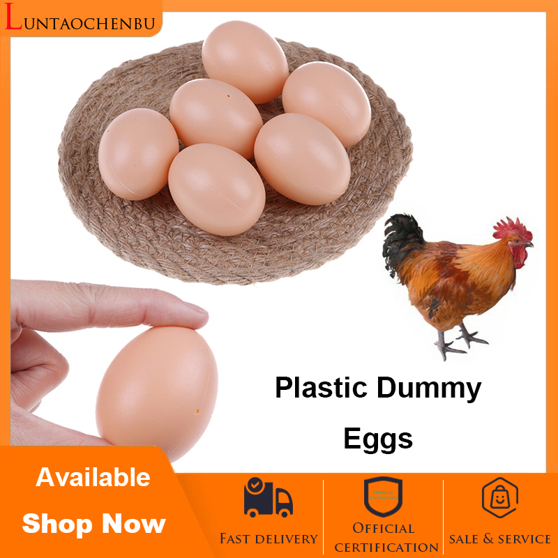 5Pcs/10Pcs Plastic Dummy Eggs for Gamefowl Hens Breeding to Avoid ...