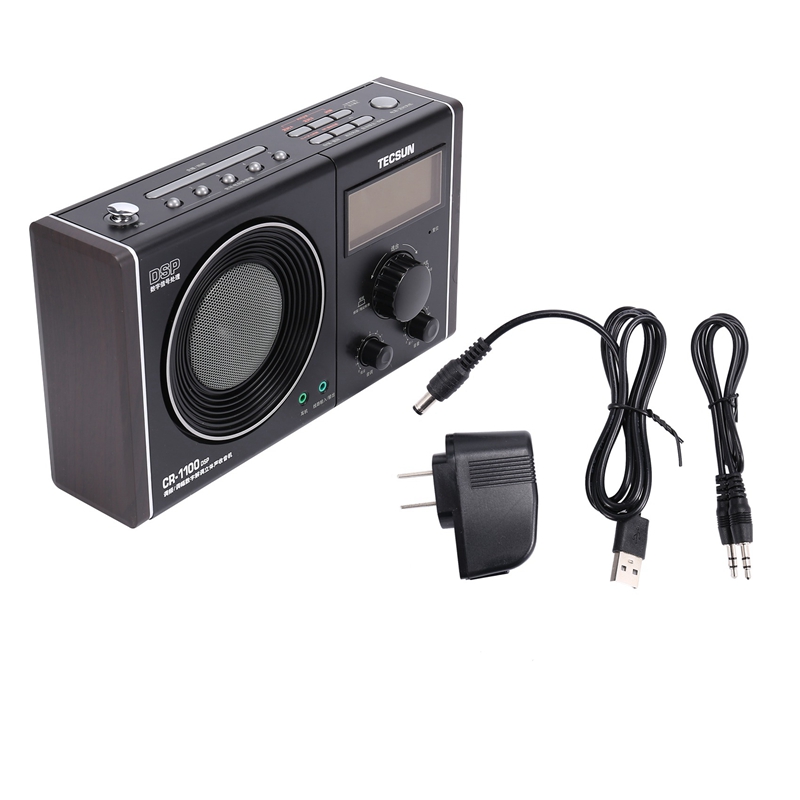TECSUN CR-1100DSP FM AM Digital Demodulation DSP Radio Easy Operation ...