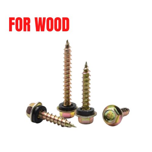 TEKSCREW Hexagon Drill Tail Screw Self-tapping Screw Color Steel Screw ...