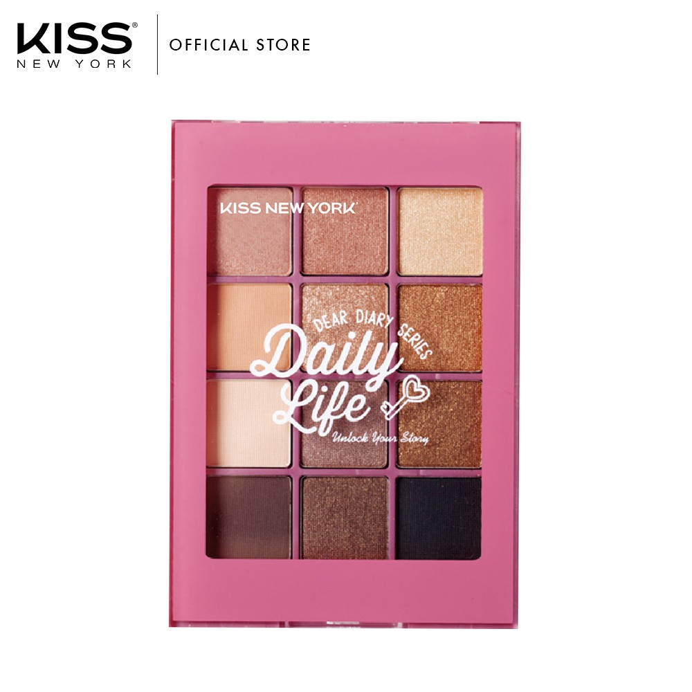KISS NY Dear Diary Series Eyeshadow Palette - Daily Life | Lazada PH