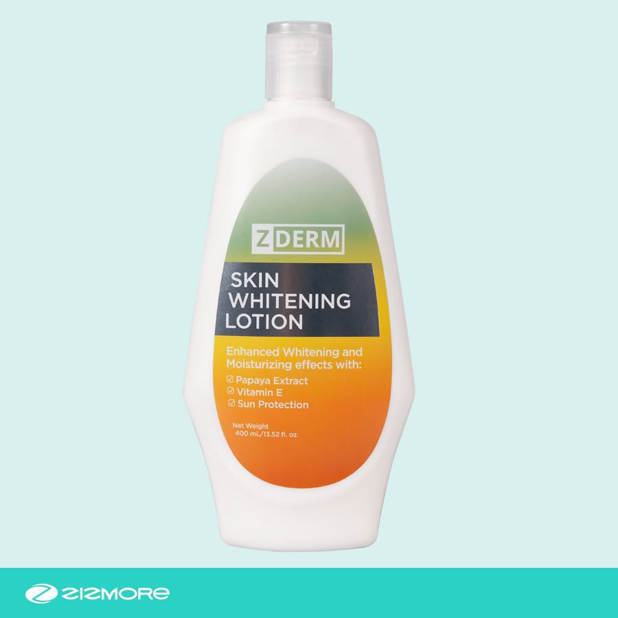 Zizmore ZDerm Skin Whitening Lotion with Papaya Extract, Vitamin Sun ...