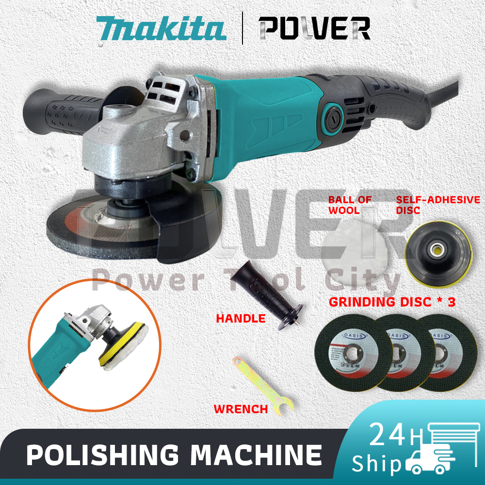 Ma kita 1000W Electric Angle Grinder / Polisher Long handle polishing ...