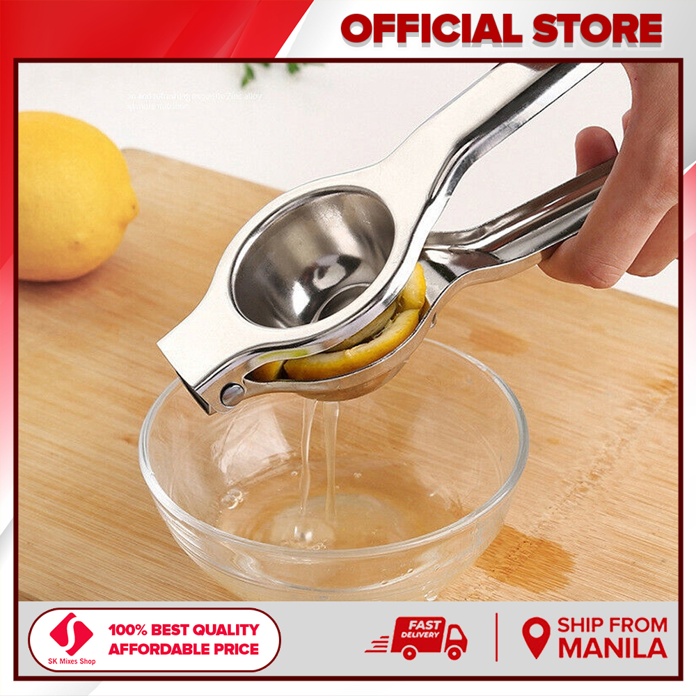 SK Mixes Shop Stainless Steel Manual Hand Press Lemon Squeezer | Lazada PH