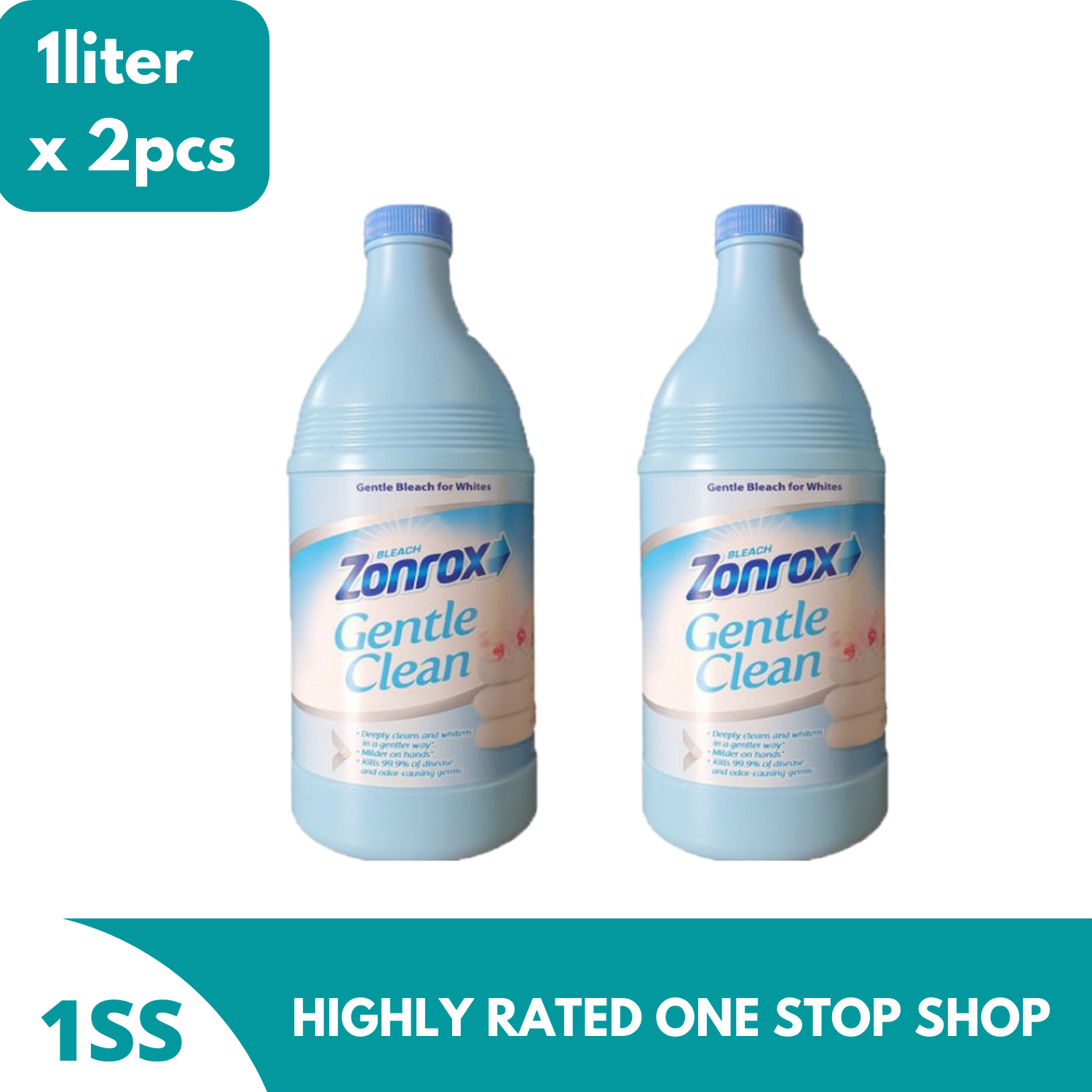 Zonrox Bleach Gentle Clean 900ml x 2 | Lazada PH