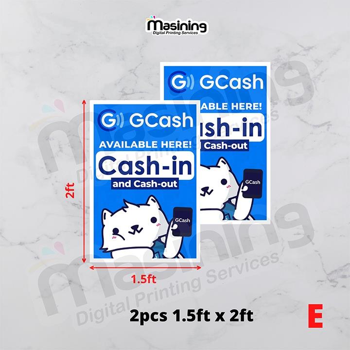 Business Tarpaulin - Gcash 3ft x 2ft / 1.5ft x 2ft | Lazada PH