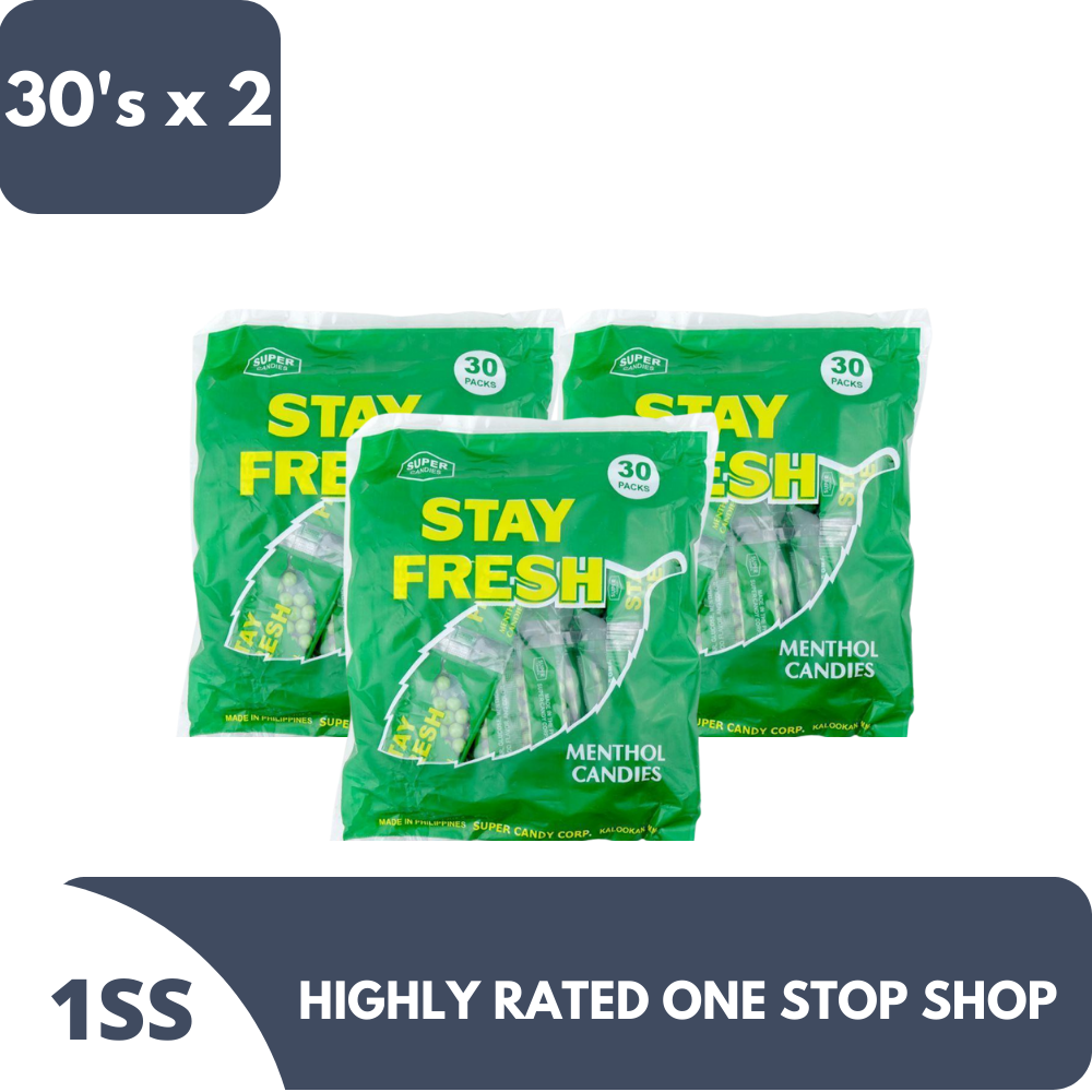 Stay Fresh Menthol Candy 30's x 3 | Lazada PH