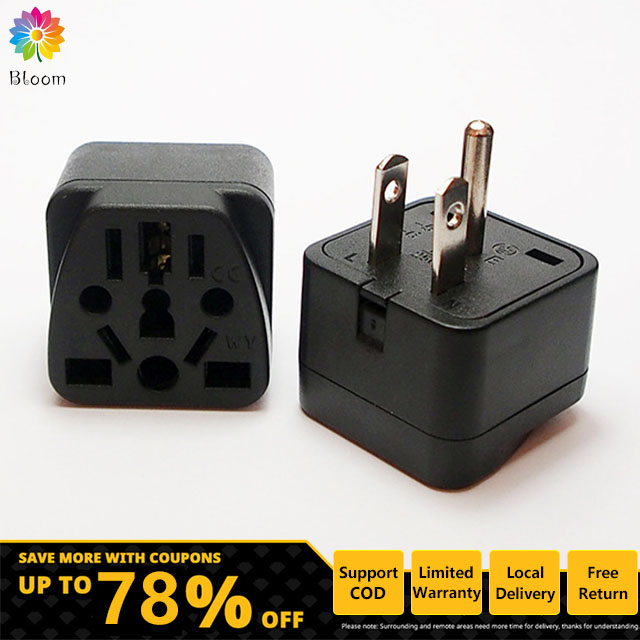 10A/250V New Multifunctional Adaptor Two-pin/Tripod Converter Adapter ...