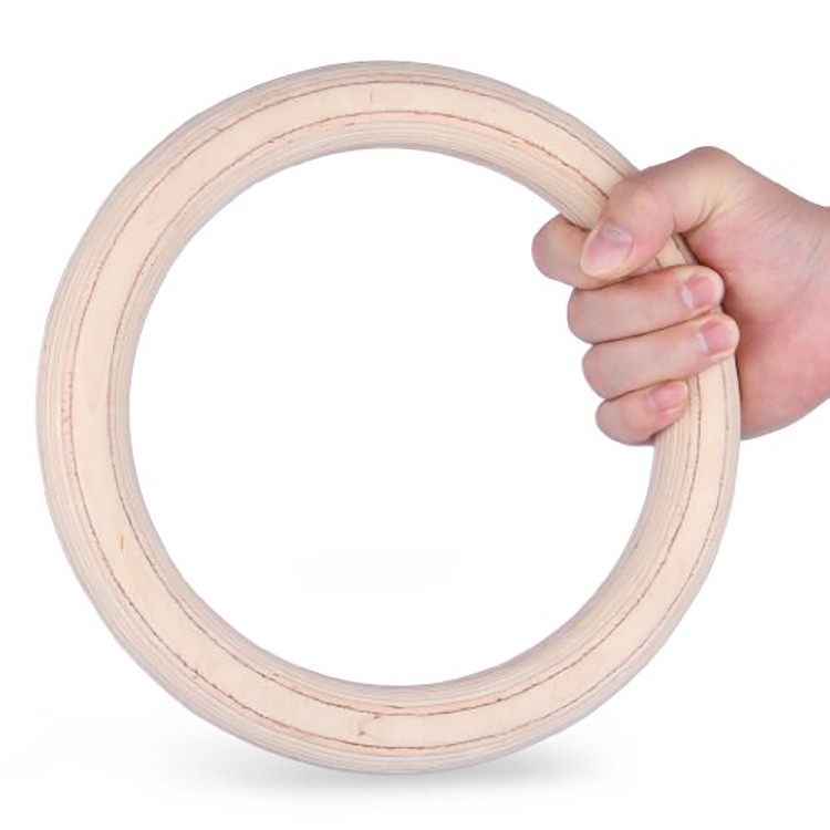Russian birch Wooden 28mm/32mm Gymnastic Rings Gymnastics Fitness ...
