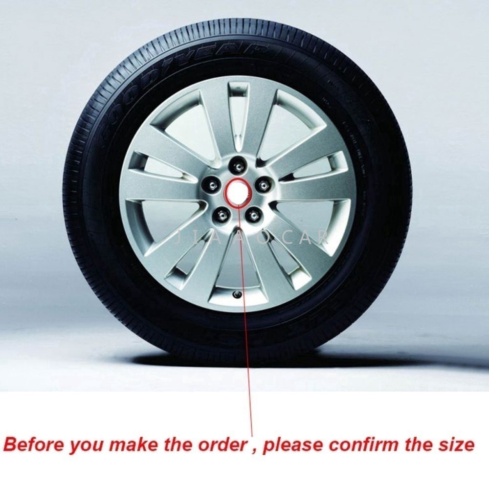 NEW 4 x 56.5mm Car Wheel Center Hub Cap Stickers Badge Emblem Decals ...
