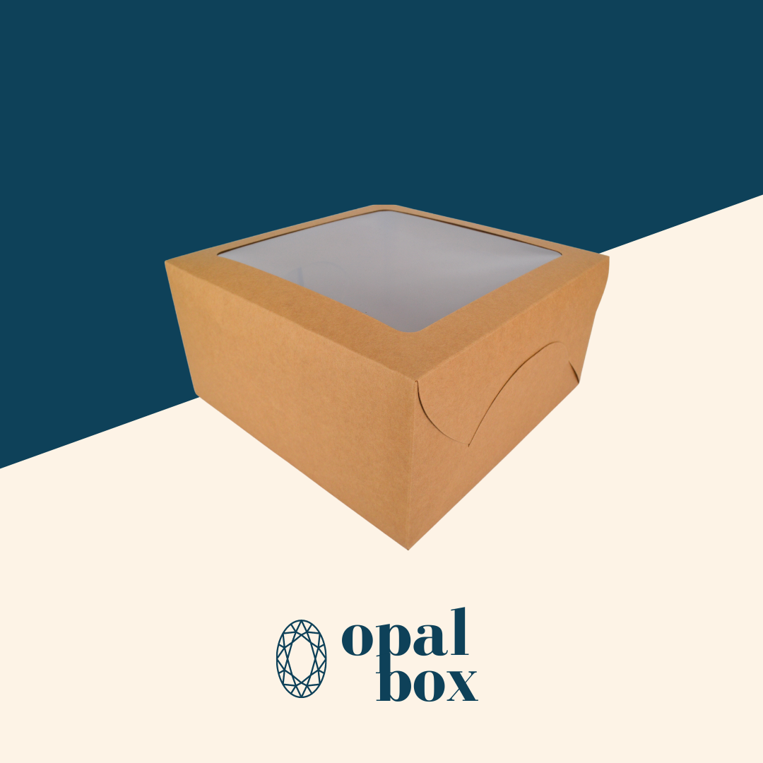 Opalbox | 10x10x5 Pastry Box Brownie Box Laminated | Lazada PH