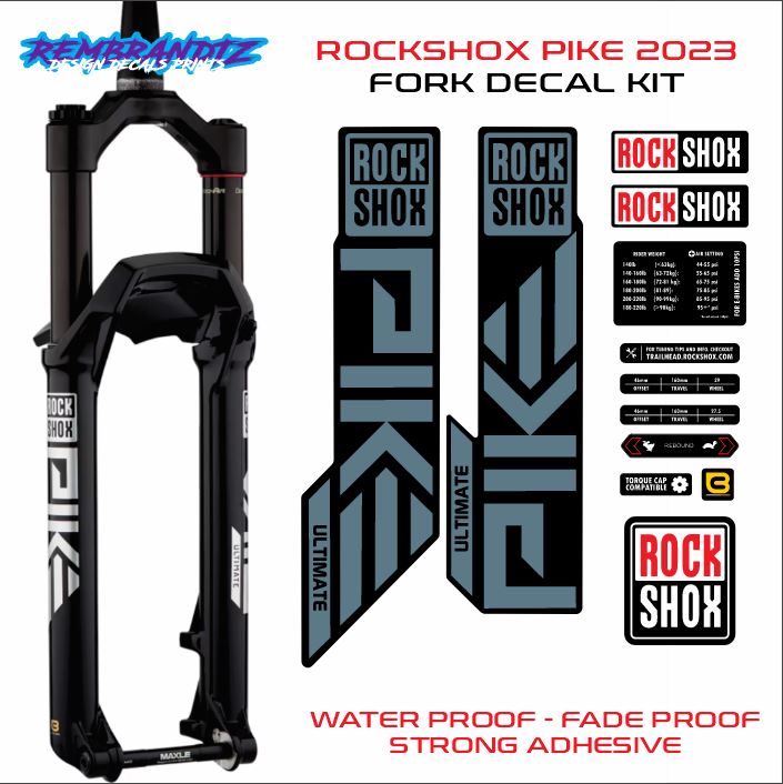 Bicycle Fork Decals - Ultimate RS Pike 2023 Fork Decals set | Lazada PH