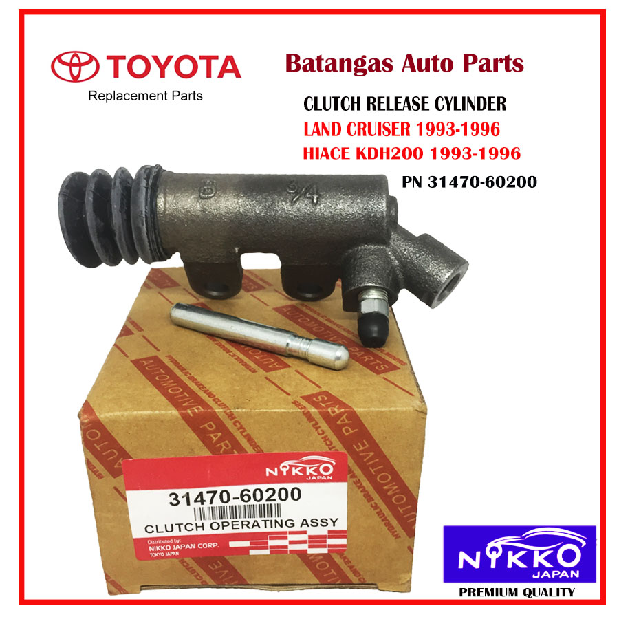NIKKO JAPAN CLUTCH RELEASE CYLINDER for TOYOTA LAND CRUISER - HIACE ...