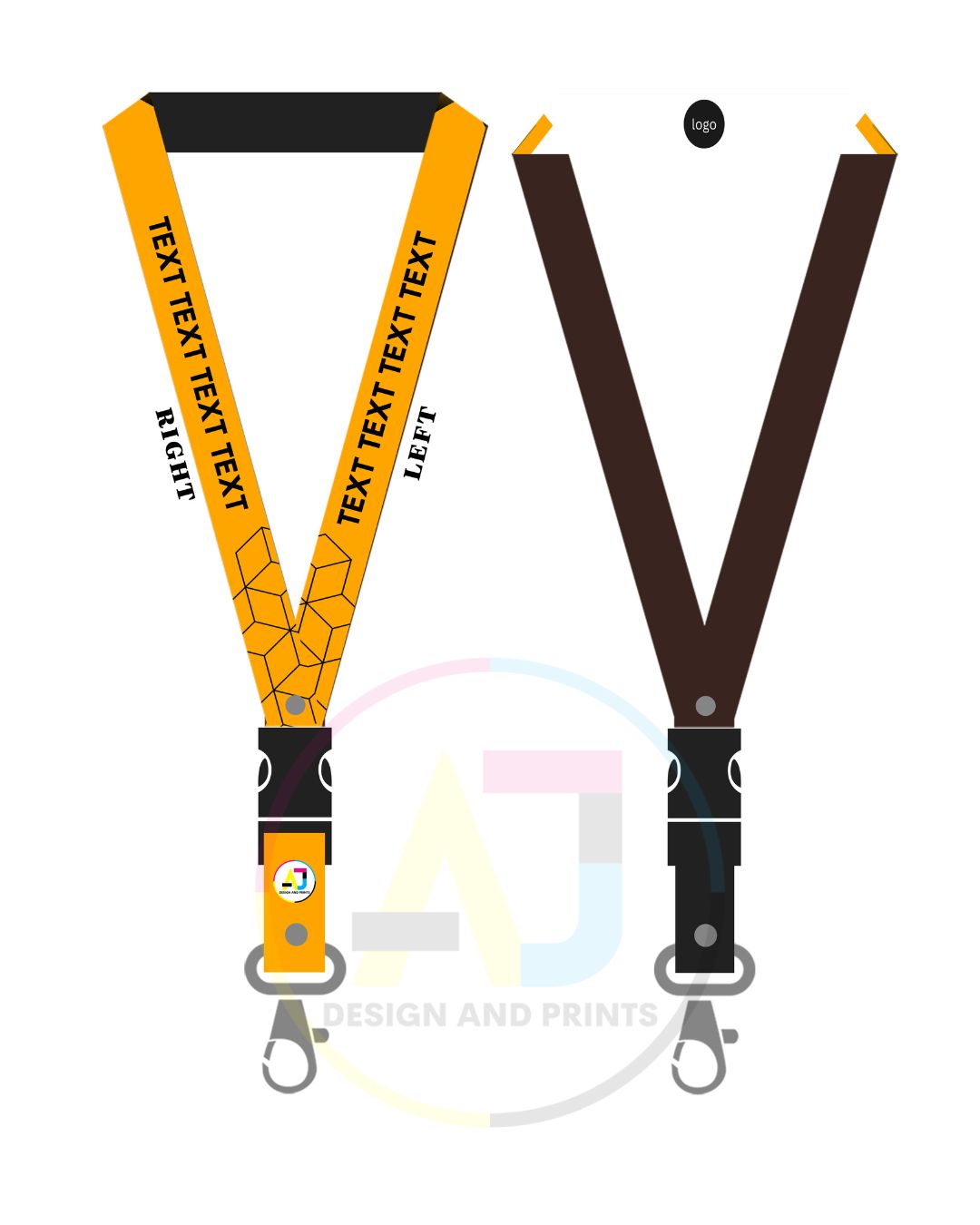 ID LACE LANYARDS - PERSONALIZED / CUSTOMIZED PRINTED ID LANYARD LACE ...