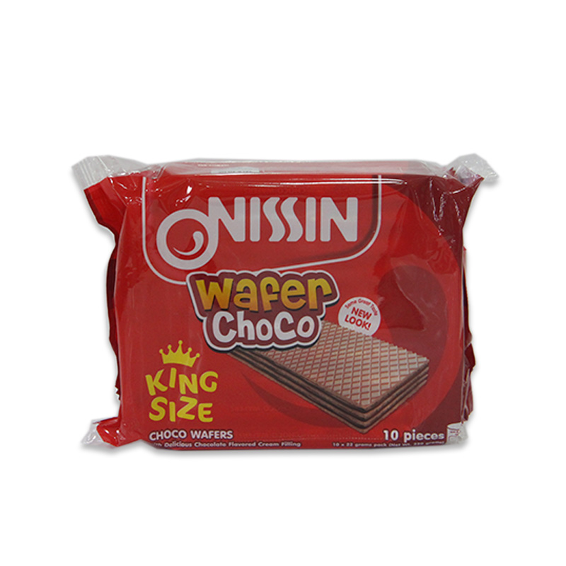 Nissin Wafer Choco Flavor King Size 22g x 10s | Lazada PH