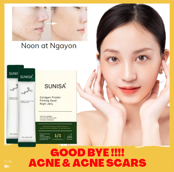 Authentic SUNISA / Bioaqua 20Pcs Collagen Gelly Sleep Face Mask Firm ...