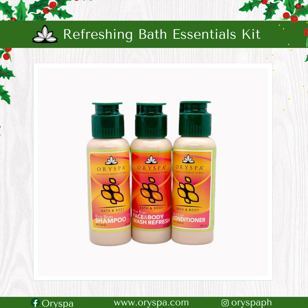 Bath Essential Kit - Refresh ( AM Blend Shampoo & Conditioner 50ml ...
