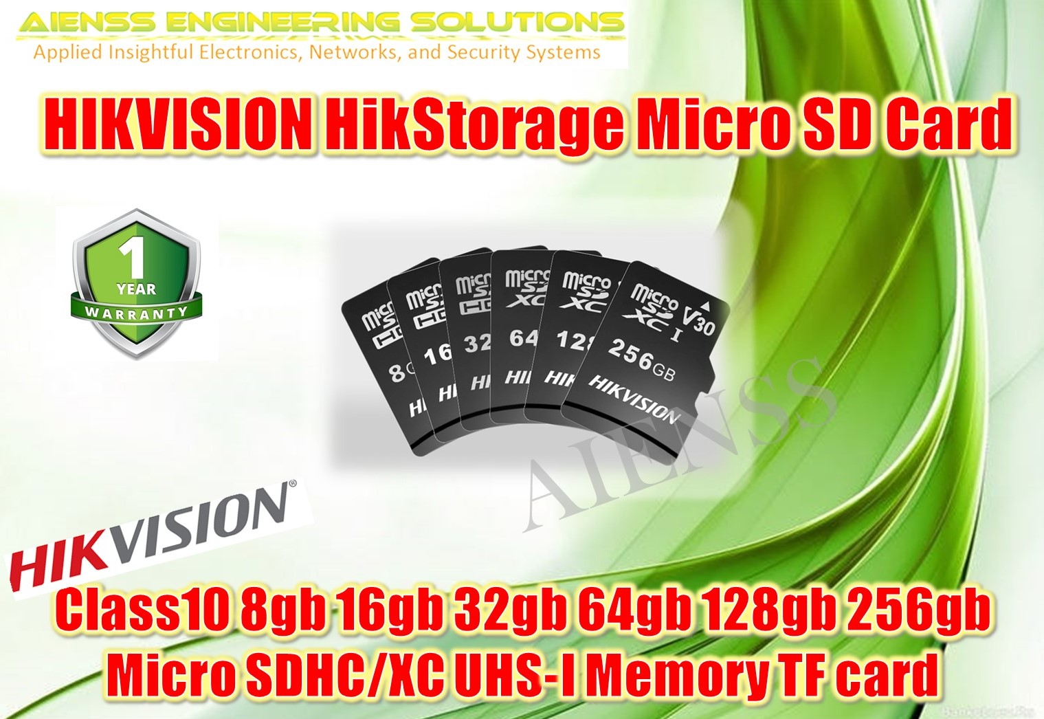 HIKVISION HikStorage Micro SD Card Class10 8gb 16gb 32gb 64gb 128gb ...