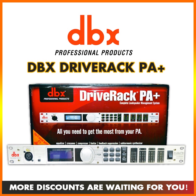 DBX driverack PA + professional audio speaker management audio ...