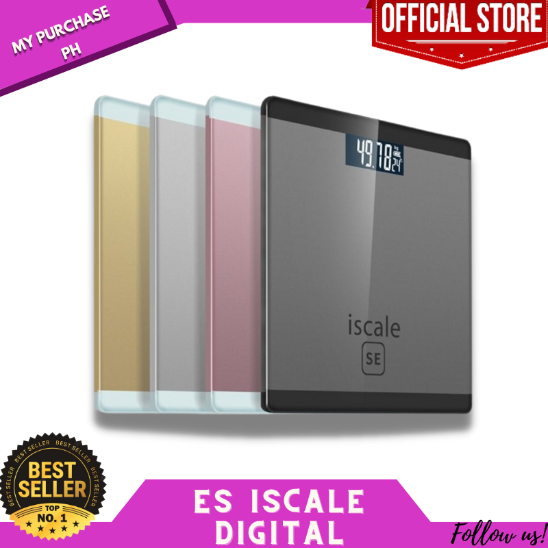 ES Iscale Digital LCD Electronic Tempered Glass, weighing Scale | Lazada PH