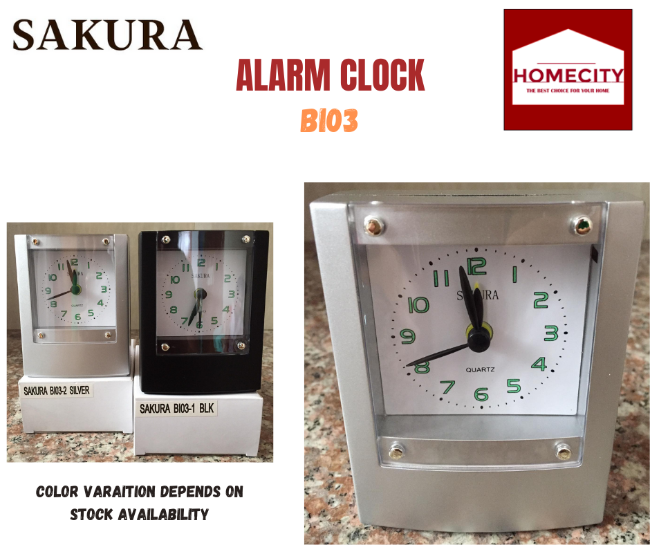 SAKURA ALARM CLOCK BI | Lazada PH