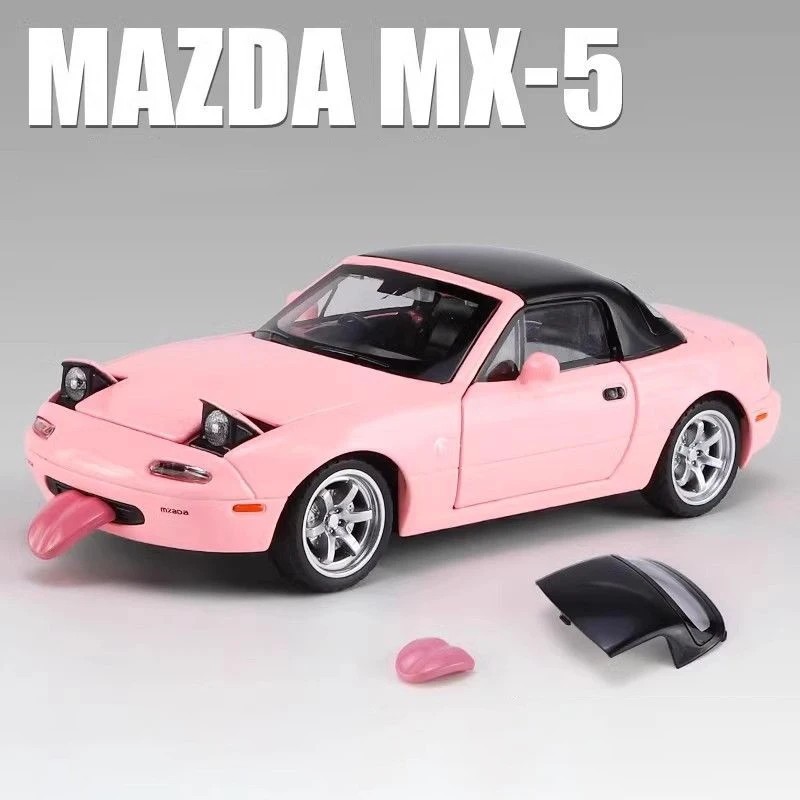 1/32 Scale Diecast Mazda Miata MX-5 JDM Convertible Coupe Car Models ...