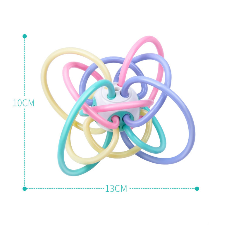 Kissdora Siliconebaby teether Manhattan ball teether for baby BPA free ...