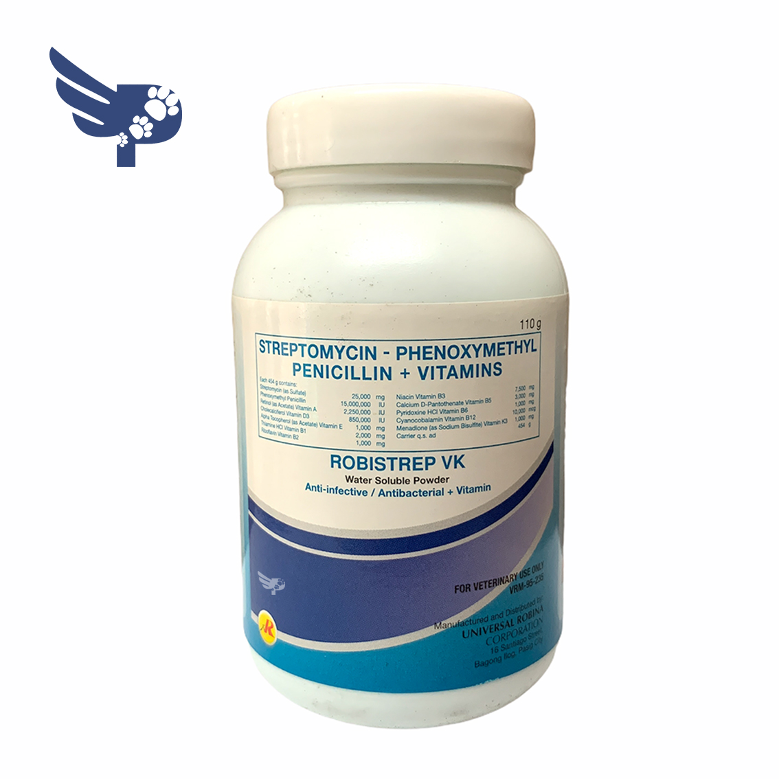 Robistrep VK 110g - Antibacterial + Vitamins - petpoultryph | Lazada PH