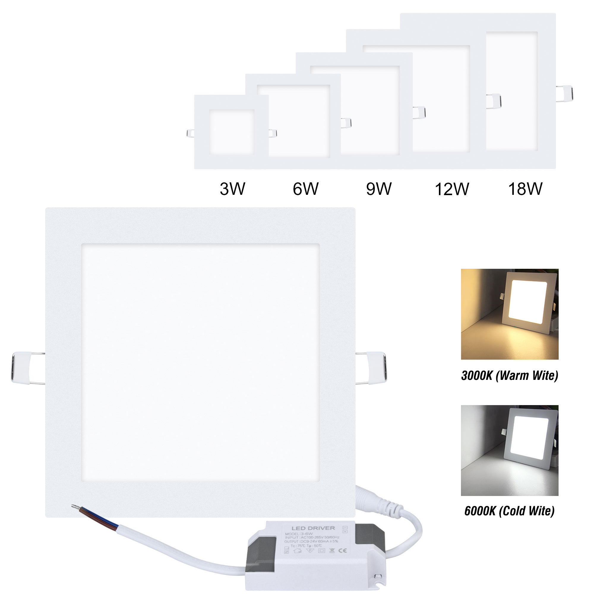 JACKSUN Pinlight Led Ceiling Recessed Led Pin Lights Led For Ceiling ...