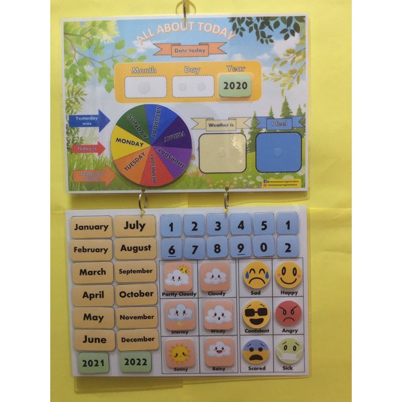 All about today / Date and Weather / Daily Calendar Chart | Lazada PH