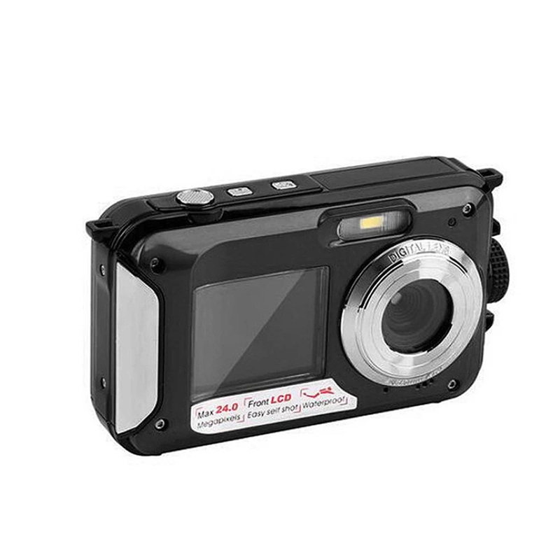 Waterproof Digital Camera Underwater Camera Video Recorder Selfie Dual ...