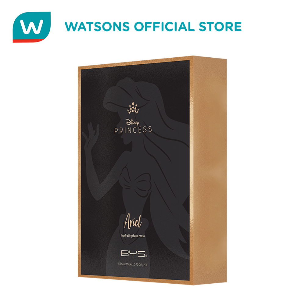 BYS Disney Princess Ariel Hydrating Face Mask Set 20mlx5 | Lazada PH