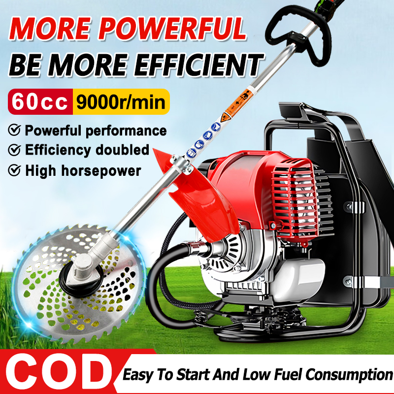 Grass Cutter Multi-function Lawn Mower Gasoline Grass Trimmer Backpack ...