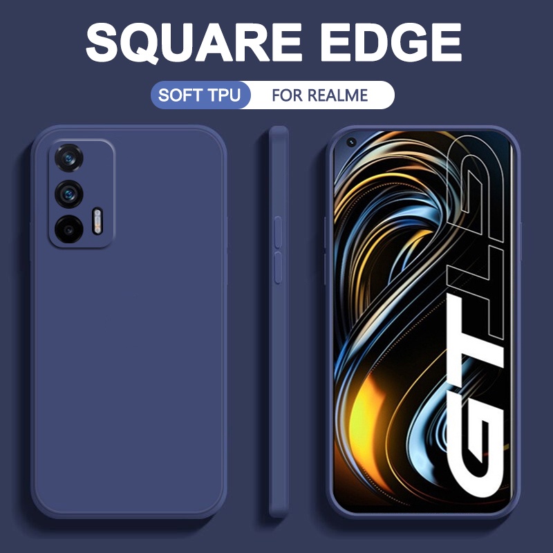 [High Quality] Matte Square Liquid Silicone Case for Realme 10 5G 10T ...