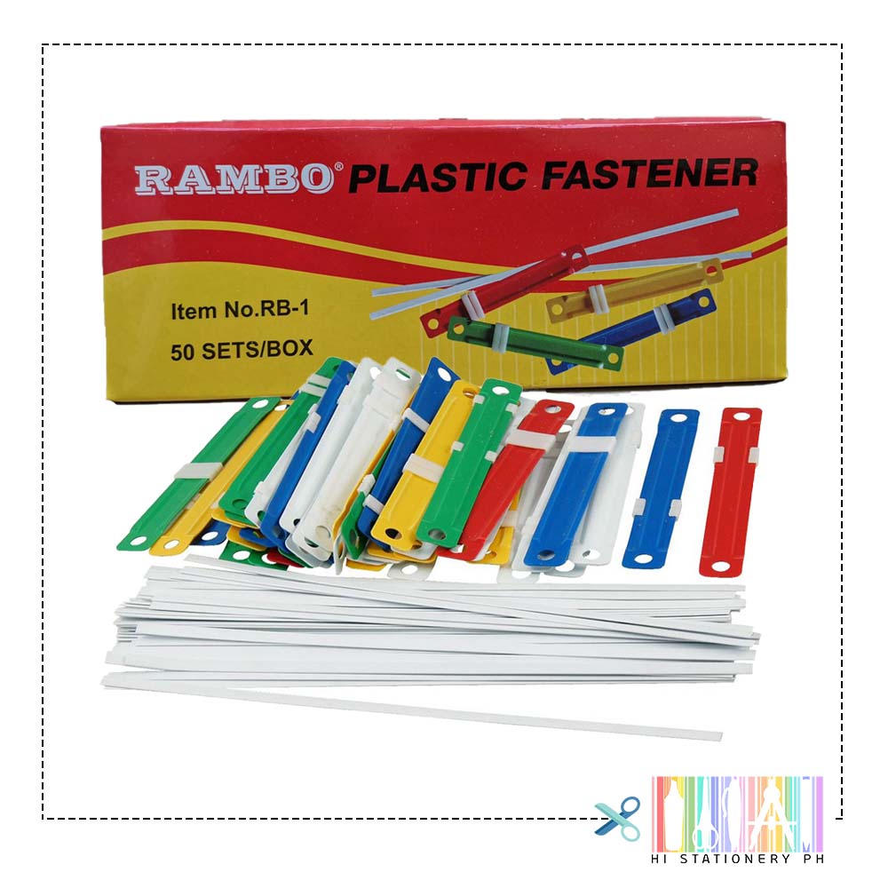 Plastic Paper Fastener 7cm / Random Color / Office and School Supplies ...