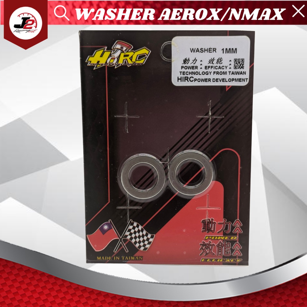 MOTORCYCLE HIRC WASHER 1MM NMAX/AEROX/CLICK/MIO/PCX150/PCX160 | Lazada PH