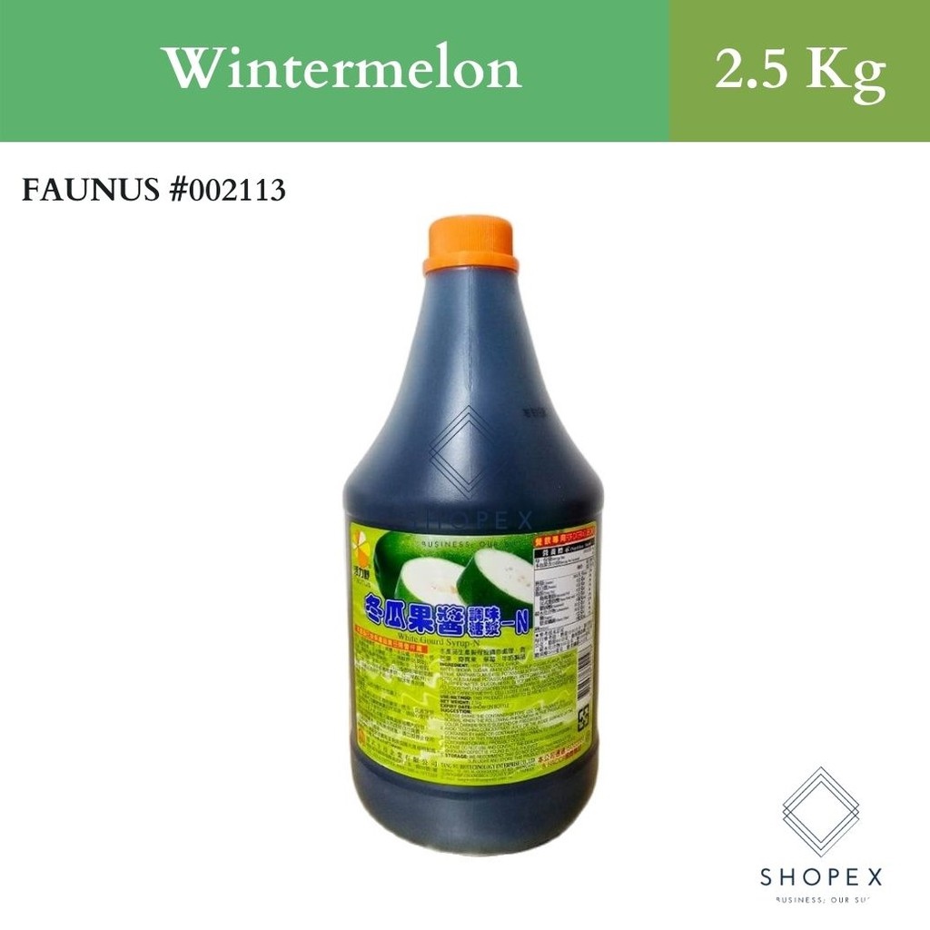 Faunus Syrup (2.5kg) Faunus wintermelon /milk tea syrup / fruit tea ...