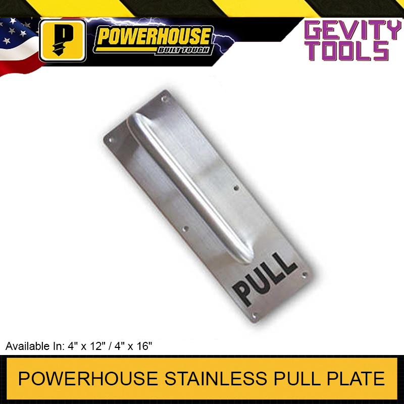 POWERHOUSE STAINLESS PULL PLATE *GEVITY* | Lazada PH